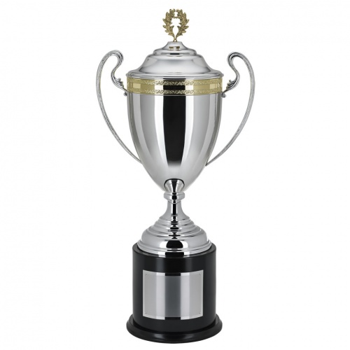 89cm Large Silver & Gold Trophy on Tall Plinth 1733 - Awards Trophies ...