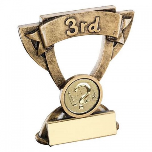 Quiz Trophy Third Place RF820 - Awards Trophies Supplier