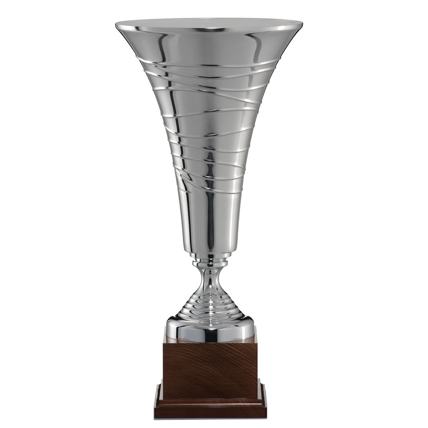 Silver Vase Trophy with Spiral 1360 - Awards Trophies Supplier