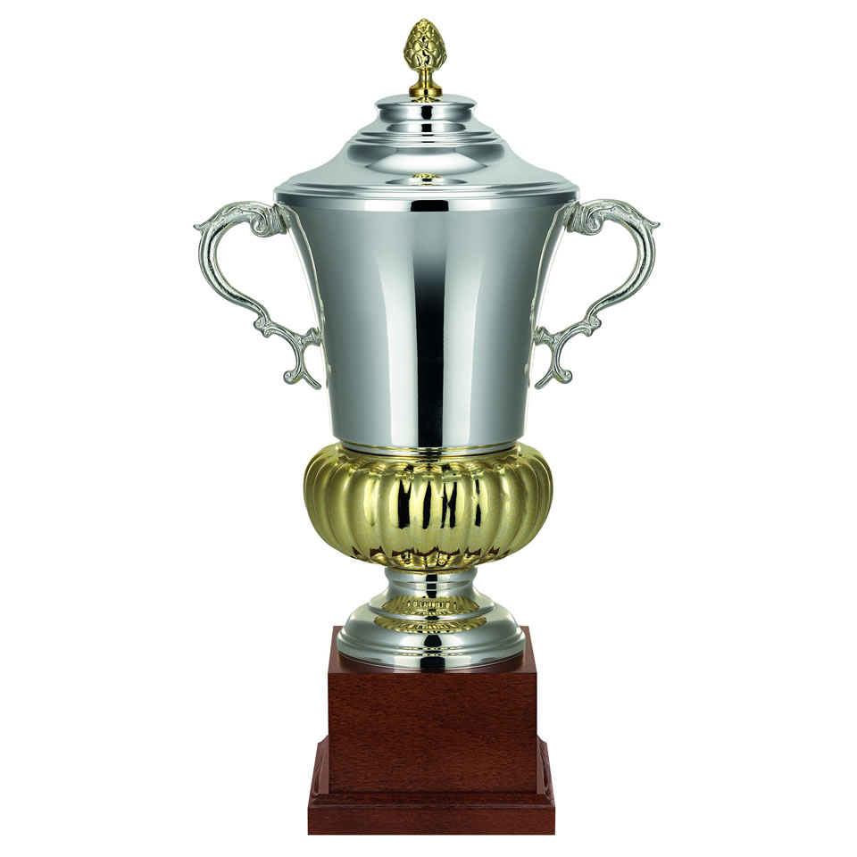 Silver Trophy on Square Base 1854 - Awards Trophies Supplier