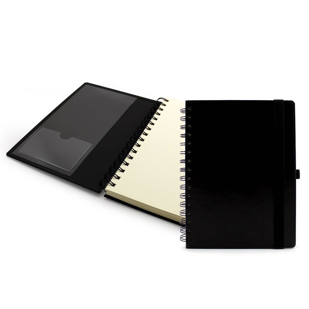 Deluxe A5 Wiro Notebook with Elastic Strap & Pen Loop - Awards Trophies ...