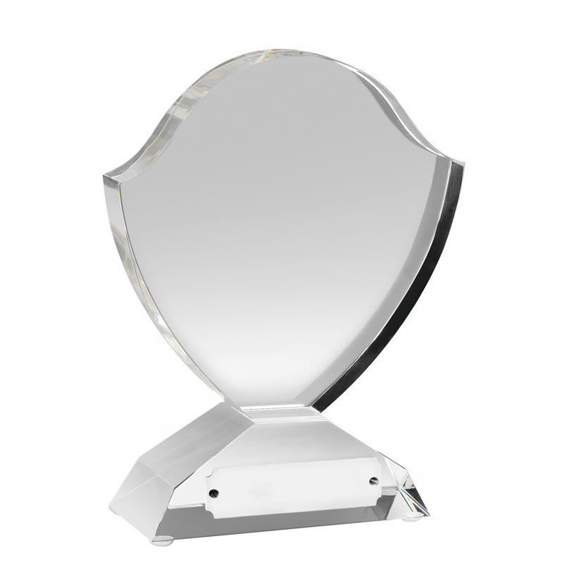 Optical Crystal Awards Shield AC66 - Awards Trophies Supplier