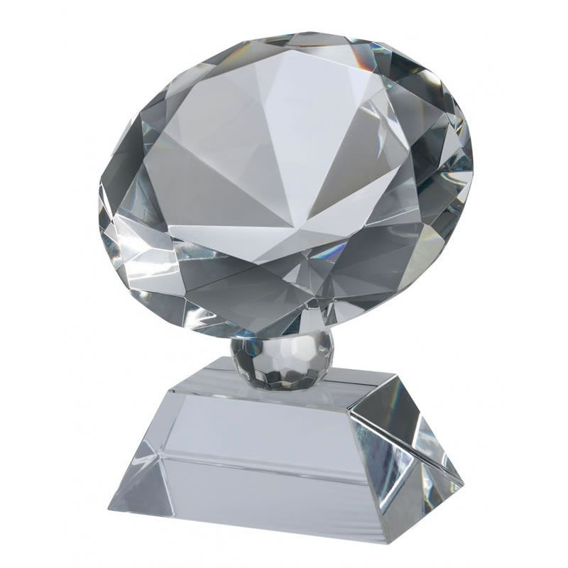 Crystal Diamond Awards Crystal Salver | Crystal Trophies, Trophy,