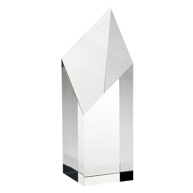 Optical Crystal Diamond Column Award - Awards Trophies Supplier