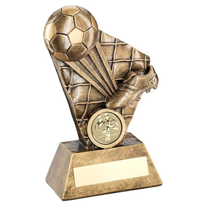 Resin Football Ball & Boot Trophy RF360 - Awards Trophies Supplier