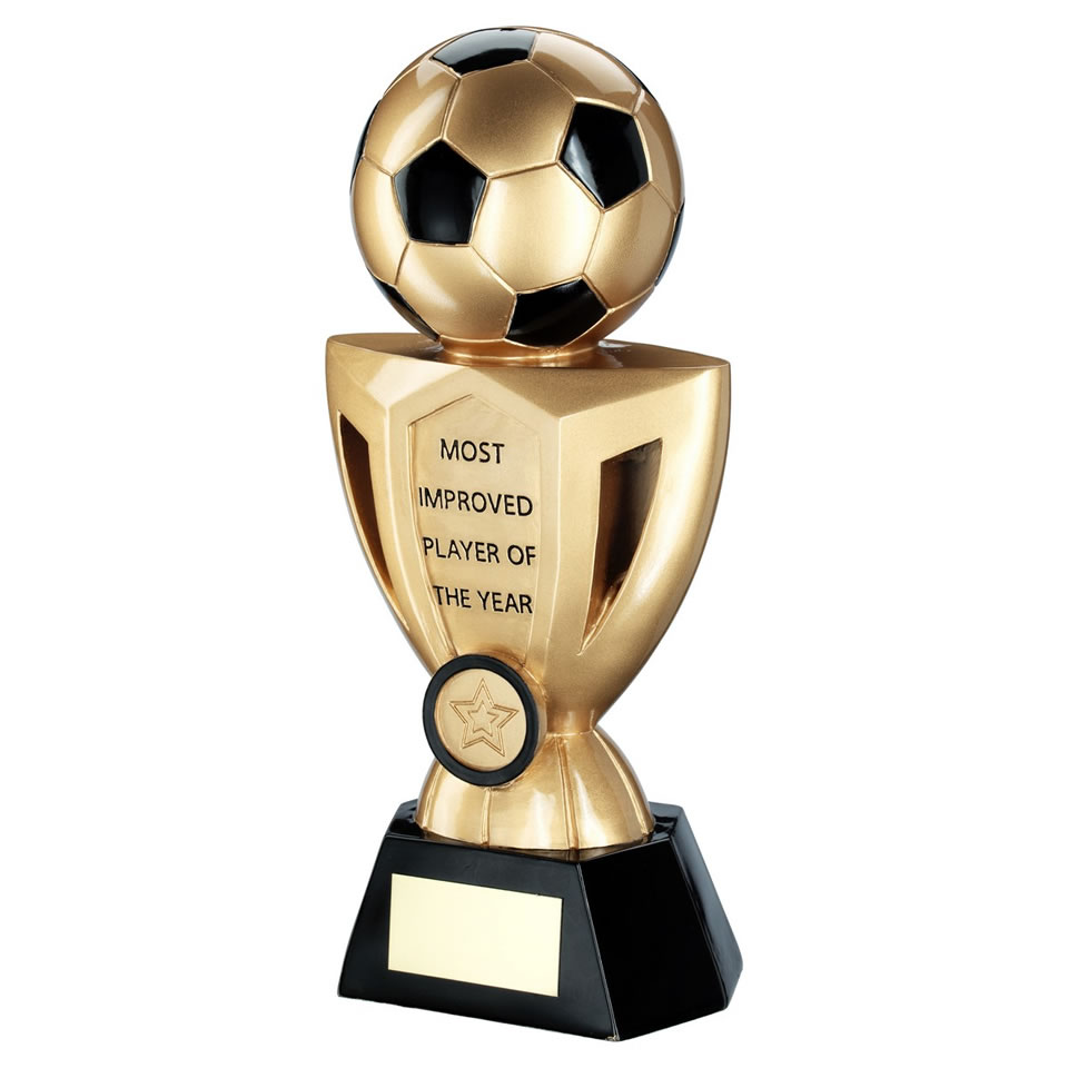 Football Most Improved Player of the Year Trophy RF980 - Awards ...