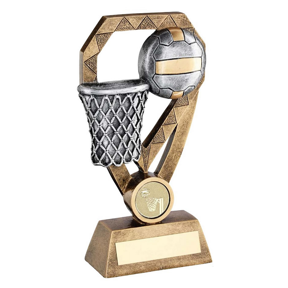 Resin Netball Diamond Trophy - Awards Trophies Supplier