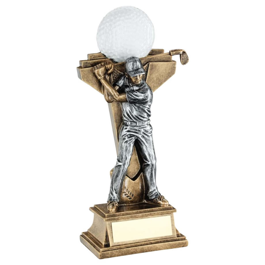 Resin Male Golf Figure Trophy RF221 - Awards Trophies Supplier