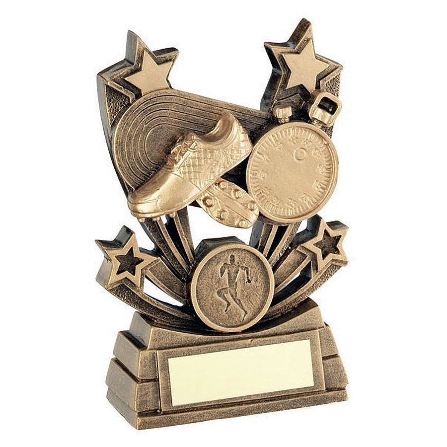 Athletics Shooting Star Trophy with Base Plate - Awards Trophies Supplier