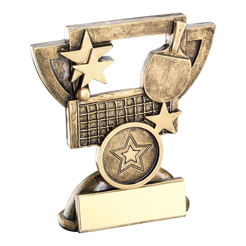 Resin Table Tennis Mini Cup Trophy - Awards Trophies Supplier