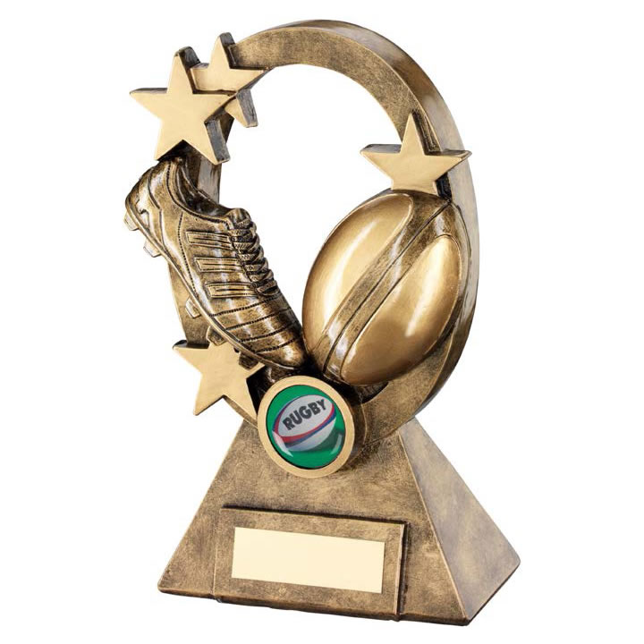 Resin Rugby Scene Trophy RF734 - Awards Trophies Supplier