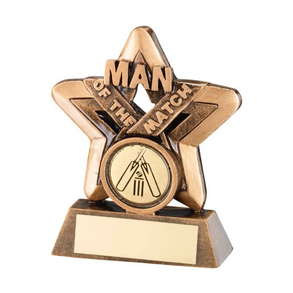 Cricket Man of the Match Trophy RF418 - Awards Trophies Supplier