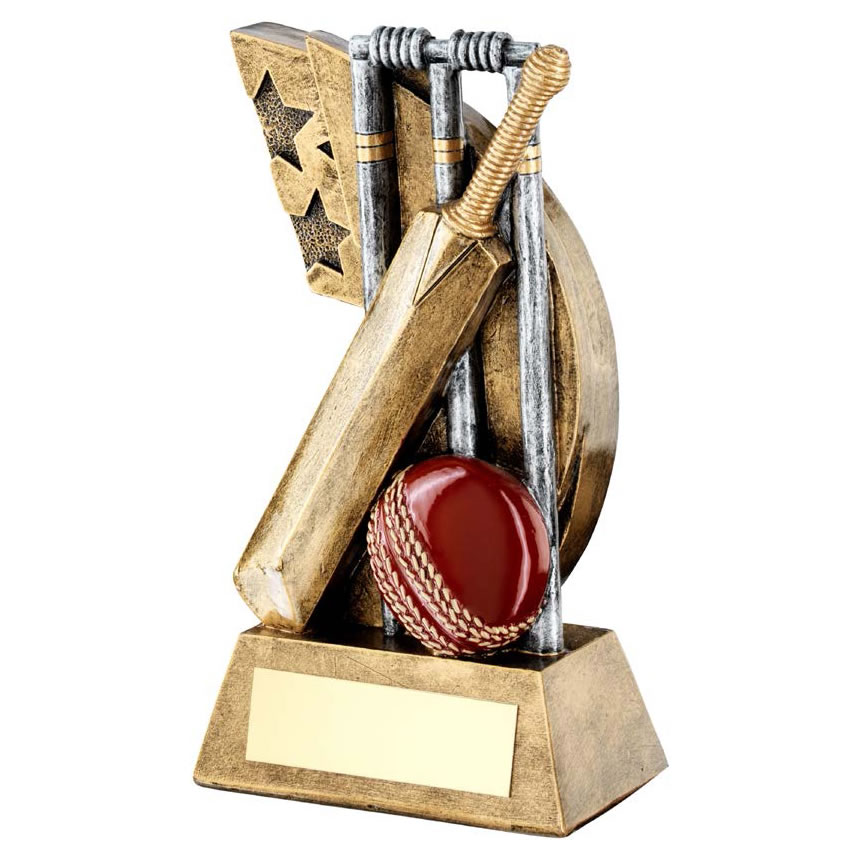 Resin Cricket Scene Trophy RF626 - Awards Trophies Supplier