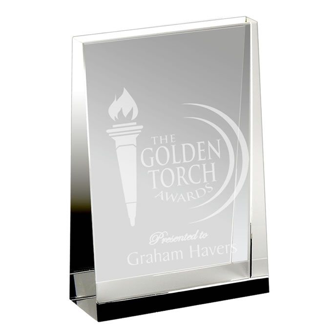 Guardian Optical Crystal Wedge Award KK002 - Awards Trophies Supplier
