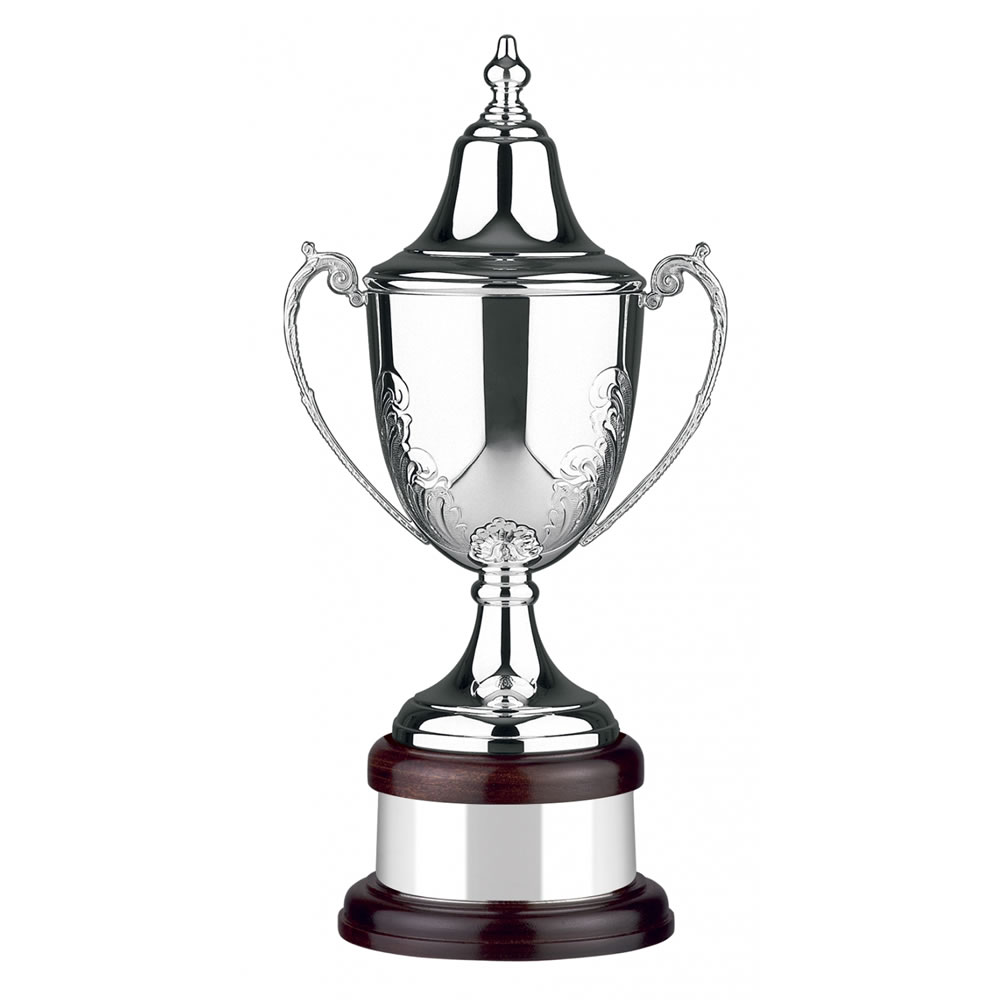 Silver Trophy with Lid L522 - Awards Trophies Supplier