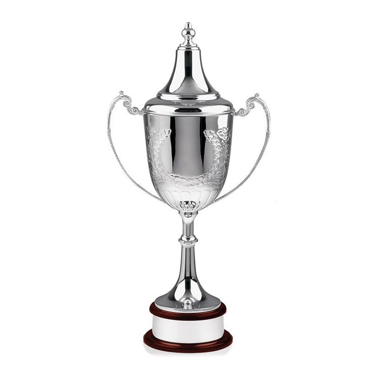 Large Silver Trophy L554 - Awards Trophies Supplier