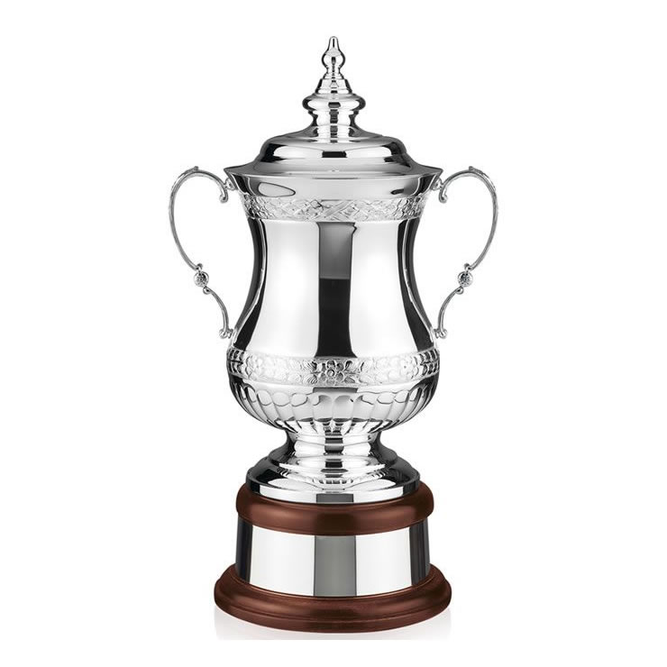Superb Handchased Silver Trophy L567 - Awards Trophies Supplier