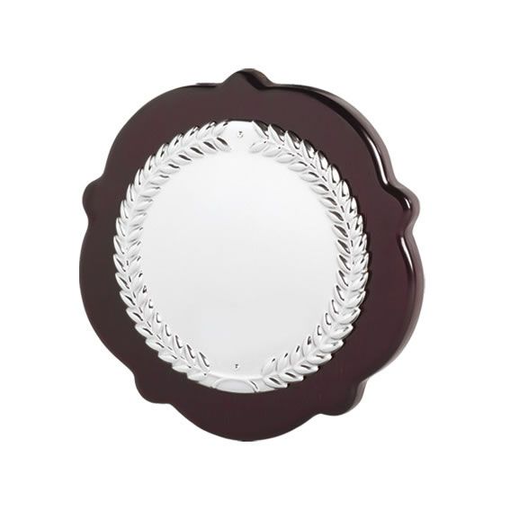 Round Wood Awards Shields with Laurel Wreath Fronts TRA - Awards ...